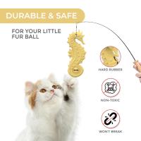 China BPA-Free Silicone Seahorse Pet Toy – Puzzle Slow Feeder & Teething Chew Toy for Dogs & Cats for sale
