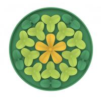 China Custom silicone pet products Cute flower Pattern  silicon Pet Dog Food Feeding Mat Silicone Slow Feeder Licking Pad Dog food mat for sale