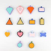 China PAISEN Personalized Custom Dog Tags Engraved 3D QR Code Dogs Cat Collar Silicone Pet Tag for sale