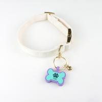 China PAISEN Personalized Custom Dog Tags Engraved 3D QR Code Dogs Cat Collar Silicone Pet Tag for sale