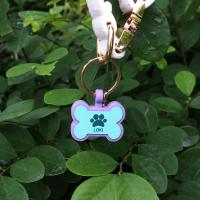 China PAISEN Personalized Custom Dog Tags Engraved 3D QR Code Dogs Cat Collar Silicone Pet Tag for sale