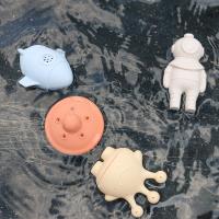 China PAISEN Bpa Free Silicon Soft Toys Toddler Kids Water Spray Bathing Toy Shower Silicone Baby Bath Toys Set For Children Toddlers for sale
