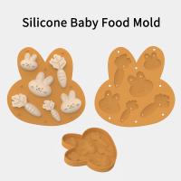China Silicone Baby Fruit Food Feeder Tray Container Ice Cube Tray Maker for Homemade Baby Food Breastmilk Teething Popsicle Mold for sale