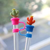 China Cactus Straw Stoppers Protector Straw Toppers for Stanley 40 Oz Tumbler with Handle Dust-Proof Straw Caps for Water Bottle for sale