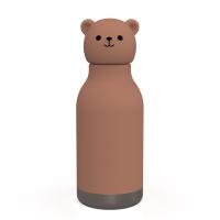 China Bear Design Original Custom Food Grade Silicone 304 Stainless Steel Kids Back to School Birthday Water Kid Cups Training Cup for sale