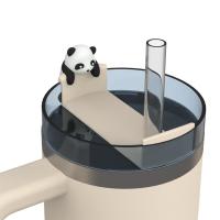 China Cute Animal Silicone Straw Covers & Bottle Accessories – 4pcs Tumbler Decoration Set for sale