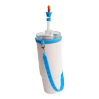 China Cute Animal Silicone Straw Covers & Bottle Accessories – 4pcs Tumbler Decoration Set for sale
