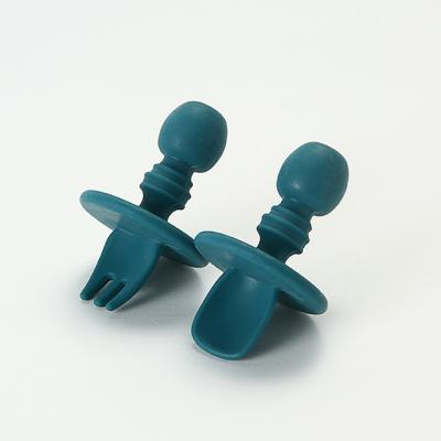 China Variable Flow Silicone Forks And Spoons Designed With Easy To Clean Surfaces And Straight And Round Ends For Food Handling for sale