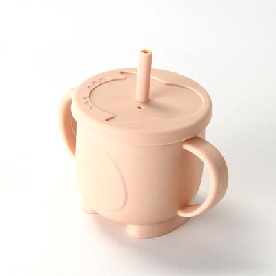China Temperature Range Minus 22 to 230 Silicone Kids Cup 200ml Capacity Durable Drinking Cup Suitable for Hot and Cold Drinks for sale