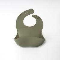 China 0-4 Years Old Silicone Baby Bib Waterproof And Easy To Clean Adjustable Soft Silicone Feeding Bib For Young Children for sale
