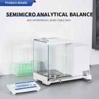 China 24W Laboratory Analytical Weighing Balance 0.01mg Accuracy LCD Display for Jewelry Minerals for sale