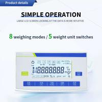 China 24W Laboratory Analytical Weighing Balance 0.01mg Accuracy LCD Display for Jewelry Minerals for sale