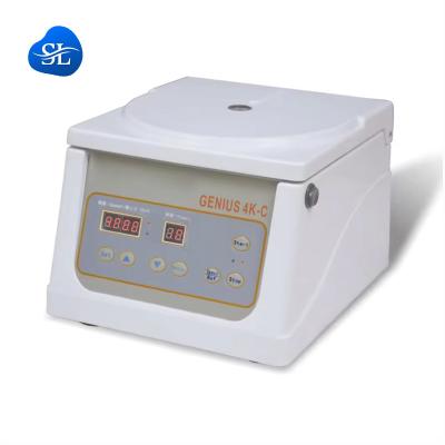 China Small Low-Speed Centrifuge 4000rpm 12x5ml 4x50ml for Laboratory Hospital Teaching for sale