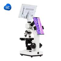 China Trinocular Drawtube Electron Microscope for Display in Biology Scientific Experiments for sale