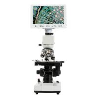 China Monocular Video Microscope 7 Inch IPS 2MP for Biological Research 4X 10X 40X 100X Objective for sale