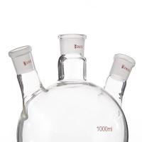 China Heat Resistant Glass Boiling Flask 5-20000ml Graduated Single Mouth Lab Glassware for sale