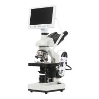 China 40X-1600X Zoom Trinocular Microscope with 7-inch IPS Monitor for Lab Testing for sale
