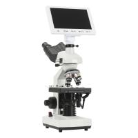 China 40X-1600X Zoom Trinocular Microscope with 7-inch IPS Monitor for Lab Testing for sale