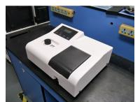 China UV Vis Spectrophotometer 752N UV1100 195-1020nm 520x450x320mm OEM Support for sale