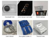 China UV Vis Spectrophotometer 752N UV1100 195-1020nm 520x450x320mm OEM Support for sale