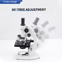 China Objective Lens 40X Mechanical Barrel Length 160mm Professional Biological Microscope for sale