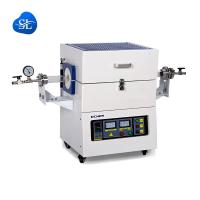 China 1400C High Temperature Vacuum Tube Furnace 5KW 40x350mm Corundum Tube for Laboratory Pyrolysis for sale
