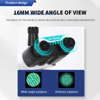 China Single and Double Electronic Eyepiece Microscope for High Definition Surgical Students for sale