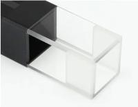 China 10mm Path Length Clear Quartz Flow Cell for Precise Refractive Index Measurements for sale