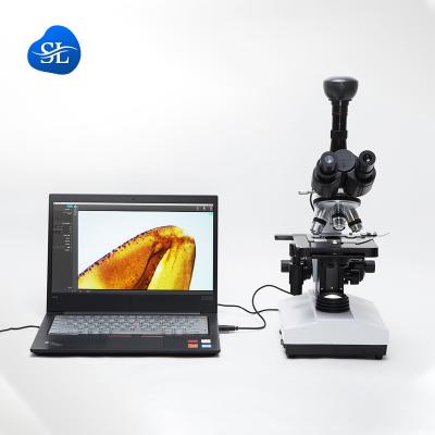 China 1600x Magnification Triocular Microscope 40-1600X HD Medical Laboratory with 110-230V for sale