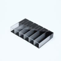 China Customized Ultramicro Black Wall Ultra Micro Cell Quartz Microtrace Cuvette Chemical Labware for sale
