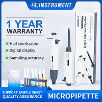 China Fluorosilicone Rubber Adjustable Electronic Pipette 0.1-1000μL High Precision for sale
