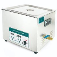 China 10L 30L Industrial Ultrasonic Cleaner 40KHz for Jewelry Medical Lab Cleaning for sale