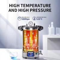 China UHT Sterilizing Machine Steam Sterilizer 8L 220V Medical Disinfection Equipment for sale
