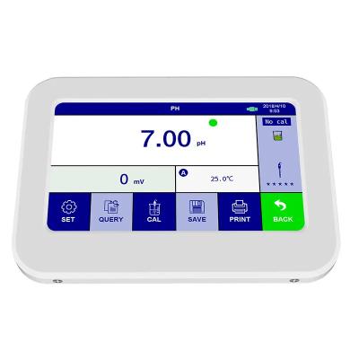 China Self-calibrating 7-inch LED touch screen desktop pH meter for liquid detection in various industries for sale