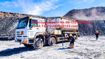 China Ordinary High charge capacity Tread Bulk Trucks 15/20/25Ton Heavy Ammonium oil explosive ANFO Truck MMU MEMU For Mongolia DR CONGO PERU Ghana Mining Blasting With safety reliability for sale