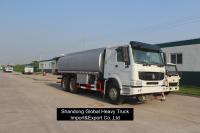 China HOWO 4X2 Fuel Truck 8m3 8000 Liters Diesel  Oil Fuel Tanker Truck For Sale for sale