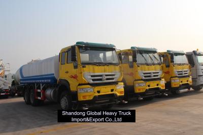 China Howo 20000-30000 Liters 371HP Diesel Oil Transporter Fuel Tank Oil Tanker Truck for sale