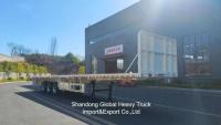 China 20FT/40FT/45FT 2/3/4 Axles Container / Cargo Flatbed / Platform / Flat Deck Semi Truck Trailer for sale