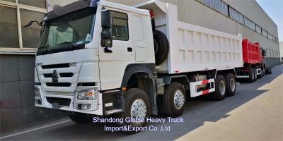 China Chinese Sinotruck Howo 400hp Tipper 8x4 Mini  60 Ton Canter new Dump Truck for sale