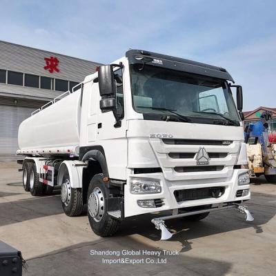 China HOWO 8X4 Light Sprinkling Water Tanker Truck Water Tank Bowser Truck for sale