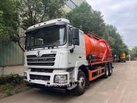 China Shacman F3000 6X4 Sewage Suction Truck 20 Cubic Meters Volume 300HP for sale