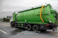 China Factory price 8*4 380hp Sewage Suction Truck Dongfeng Chassis 18000L Tank for sale