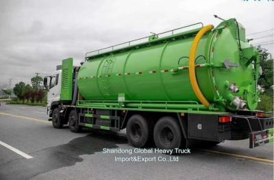 China Factory price 8*4 380hp Sewage Suction Truck Dongfeng Chassis 18000L Tank for sale
