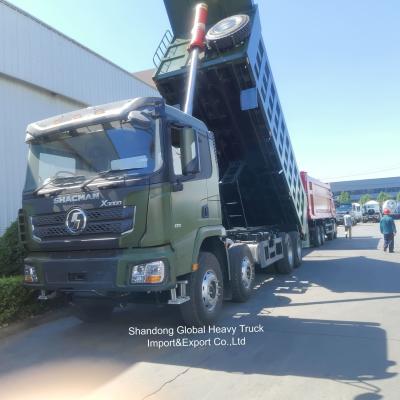China High-Performance Mine Shacman   8*4 f3000 371/380/400/430HP Euro 2 Dump Trucks for sale