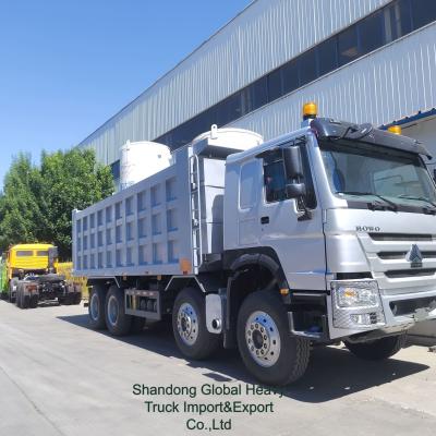 China New and Used 351/371/375/380/400/460/500/540HP Shacman Sinotruck 8*4 HOWO dump truck for sale