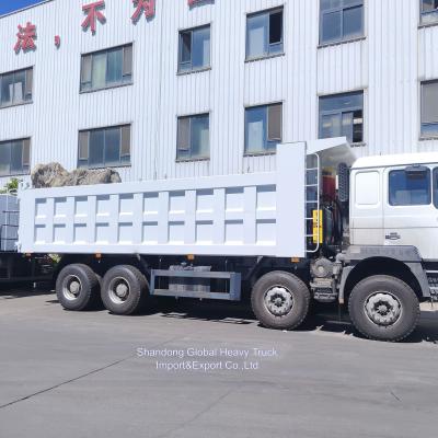 China شاحنة SHACMAN 8×4 القلابة الثقيلة للمناجم والبناء في الجزائر for sale