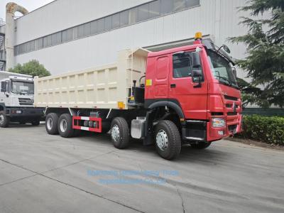 China HOWO 7 8X4 371HP Tipper Refurbished Sinotruk HOWO Dump Truck 371HP 12 Tires for sale