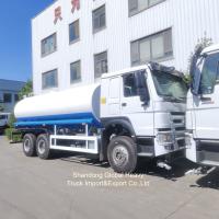 China Sino HOWO Brand 6*4 20000L Drinking Water Tank Truck Stainless Steel Water Truck for sale