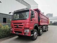 China HOWO Nx 8*4 380 430HP 12 Wheeler 12 Tires 30/40/50ton Tipper Truck Dump Used Second Hand Dumper Truck for sale