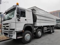 China HOWO 8x4 Dump Truck with 420hp Engine and Heavy-Duty Chassis for Tanzania Mining Operations for sale